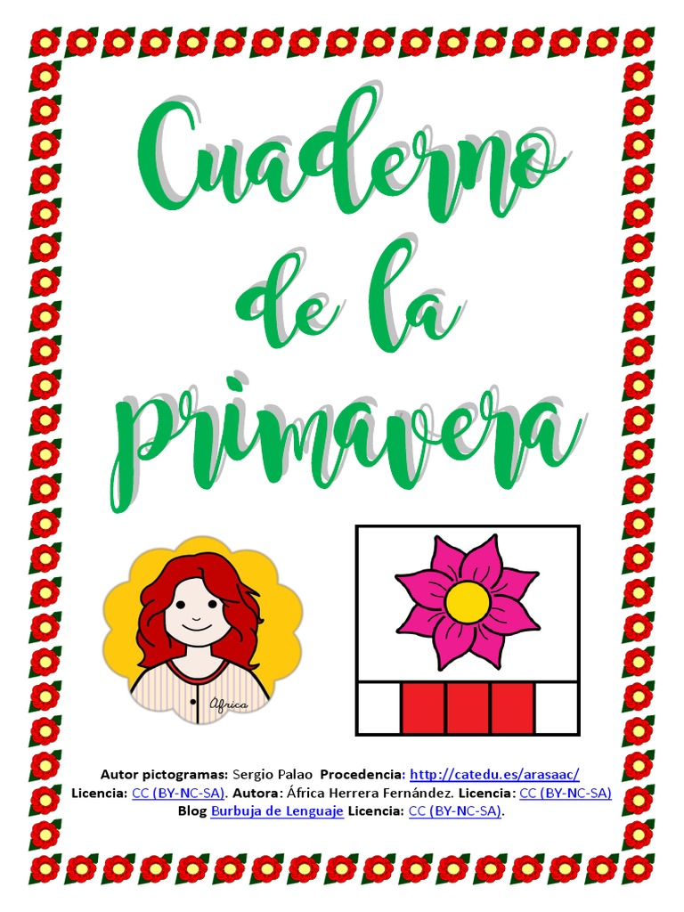 Pictogramas de Primavera para Niños | PDF | Semiótica | Comunicación ...