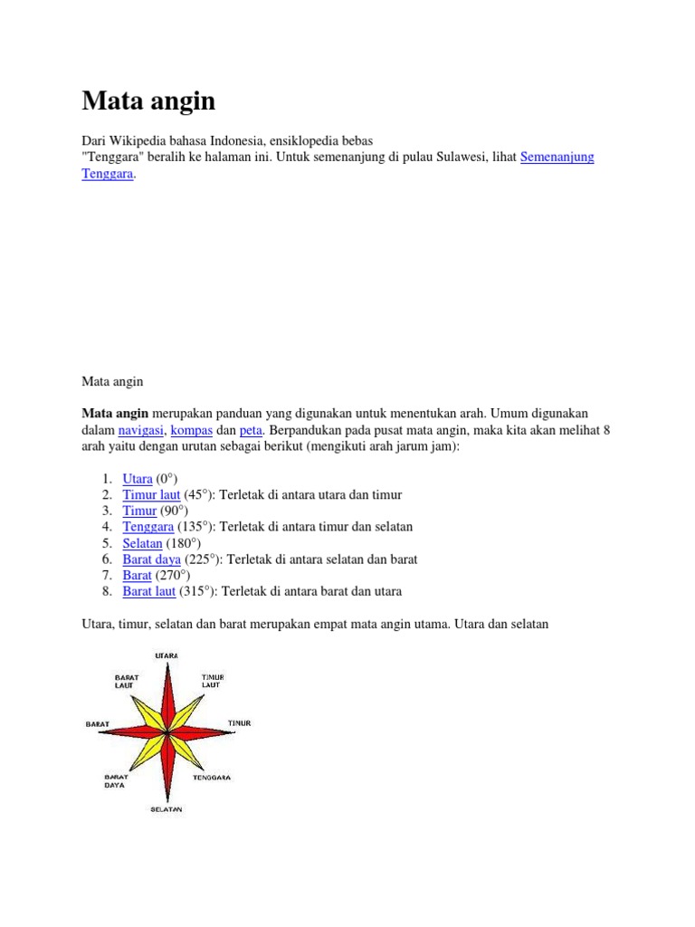 Mata Angin | PDF