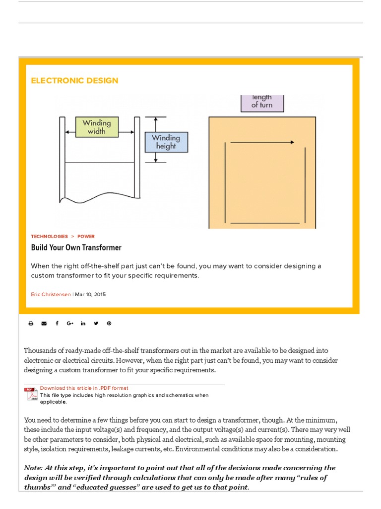 Build Your Own Transformer | PDF | Field Programmable Gate Array ...