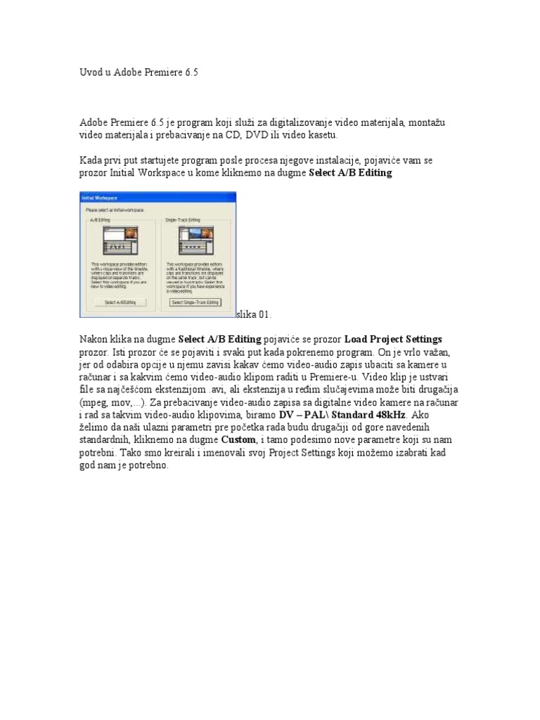Adobe Premiere Pro Tutorial | PDF