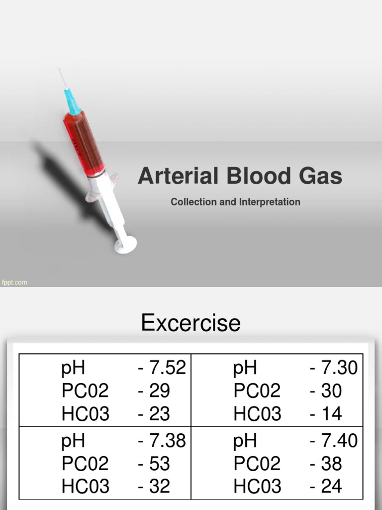 Arterial Blood Gas: Collection and Interpretation | PDF | Medical ...