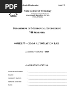 Internship Report On CNC TRAINING | PDF | Numerical Control | Machines