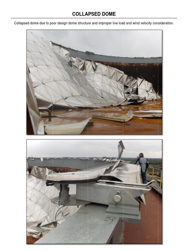 Dome Collapse Due to Design Flaws | PDF