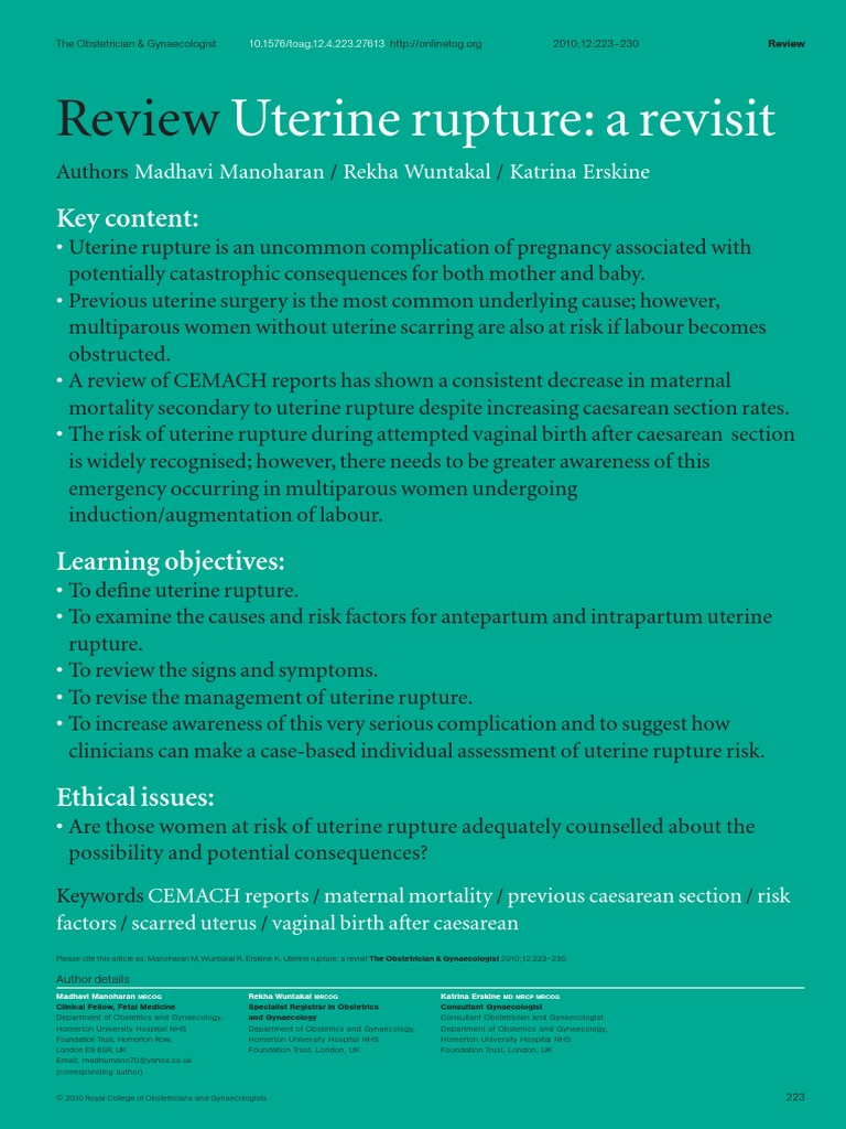 review-uterine-rupture-a-revisit-pdf-caesarean-section-childbirth