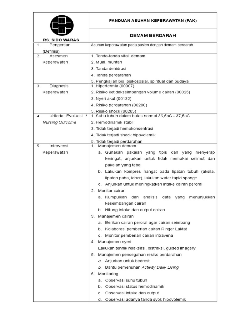 Pak Demam Berdarah Dengue | PDF
