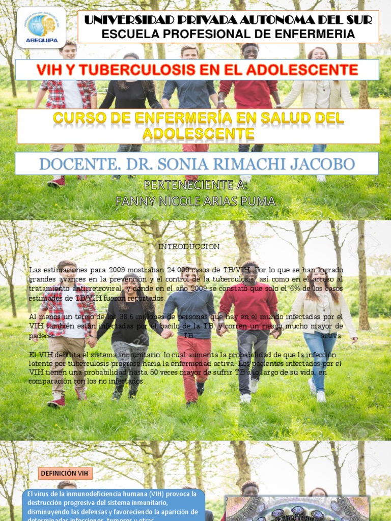 Docente. Dr. Sonia Rimachi Jacobo: Escuela Profesional de Enfermeria ...