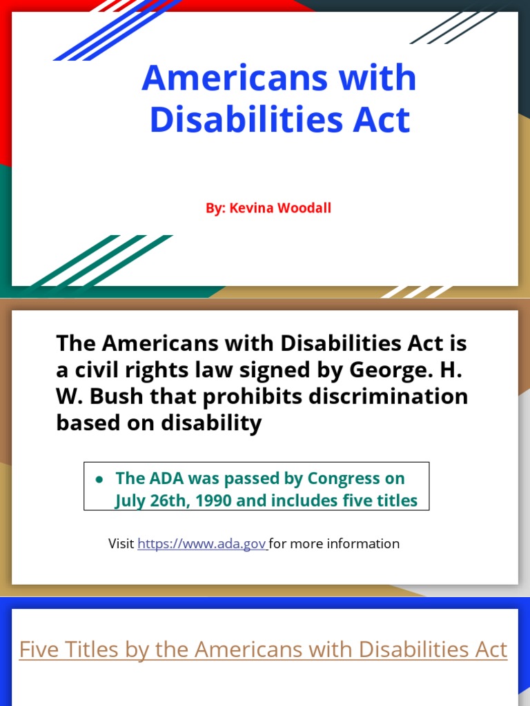 American With Disabilities Act | PDF | Americans With Disabilities Act ...