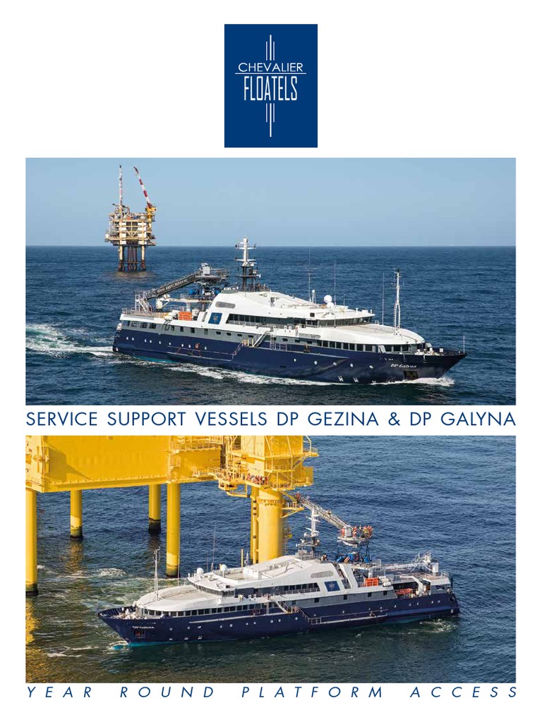 DP Gezina & Galyna: Advanced Support Vessels | PDF | Wind Farm | Water ...