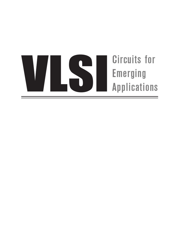 VLSI Circuits For Emerging Applications | PDF | Multi Core Processor | Integrated Circuit