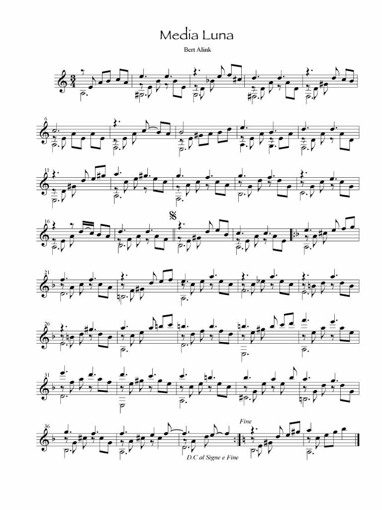 Bert Alink - Media Luna | PDF