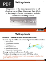 Defects in Gtaw or Tig Welding | PDF | Welding | Construction