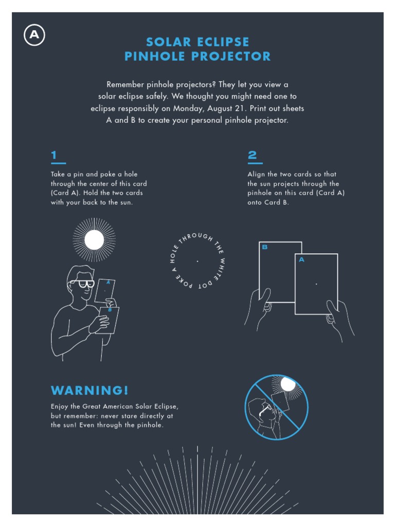Solar Eclipse Pinhole Projector Guide | PDF