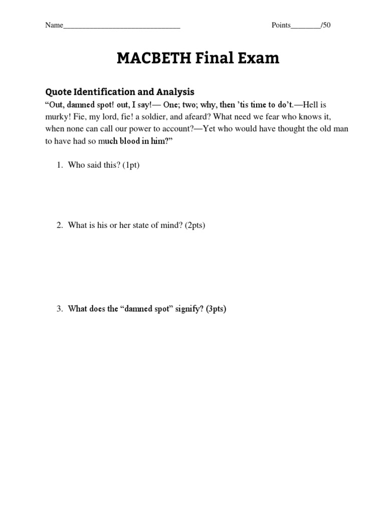 Macbeth Test | Download Free PDF | Macbeth
