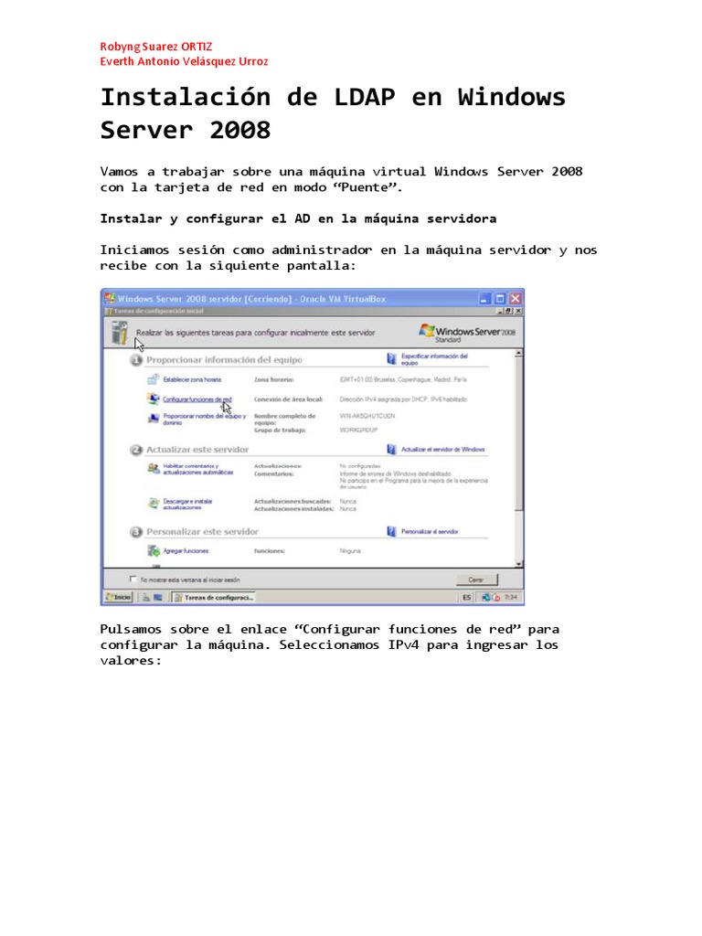 Ldap y SSH Windows | PDF | Protocolos de internet | Directorio Activo