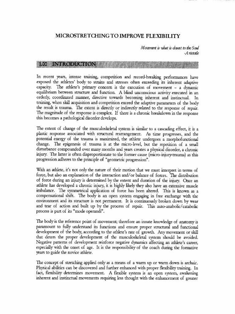 Micro Stretching | PDF