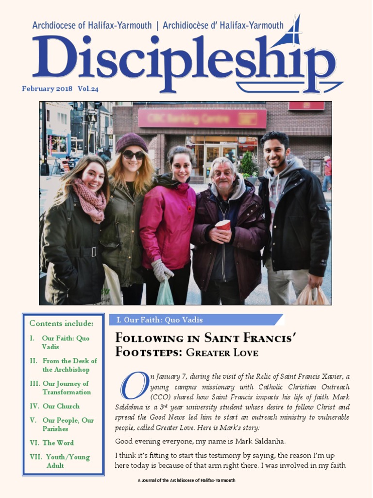 Discipleship Journal - Feb 2018 Final 1 | PDF | Catholic Church | Eucharist