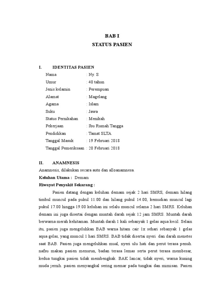 Presus Varises Esofagus Dimas | PDF