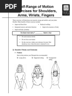 Active Elbow, Wrist & Hand Range of Motion | PDF | Anatomical Terms Of ...