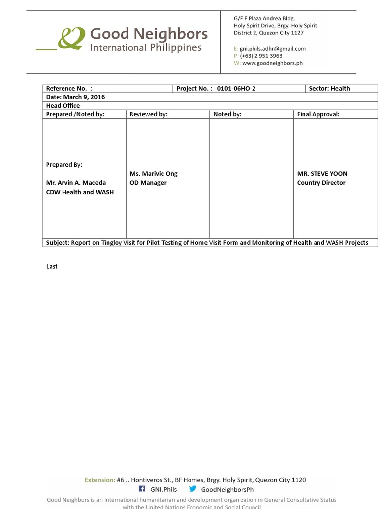 Prepared /noted By: Reviewed By: Noted By: Final Approval | PDF