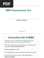 8085 Instruction Set | PDF