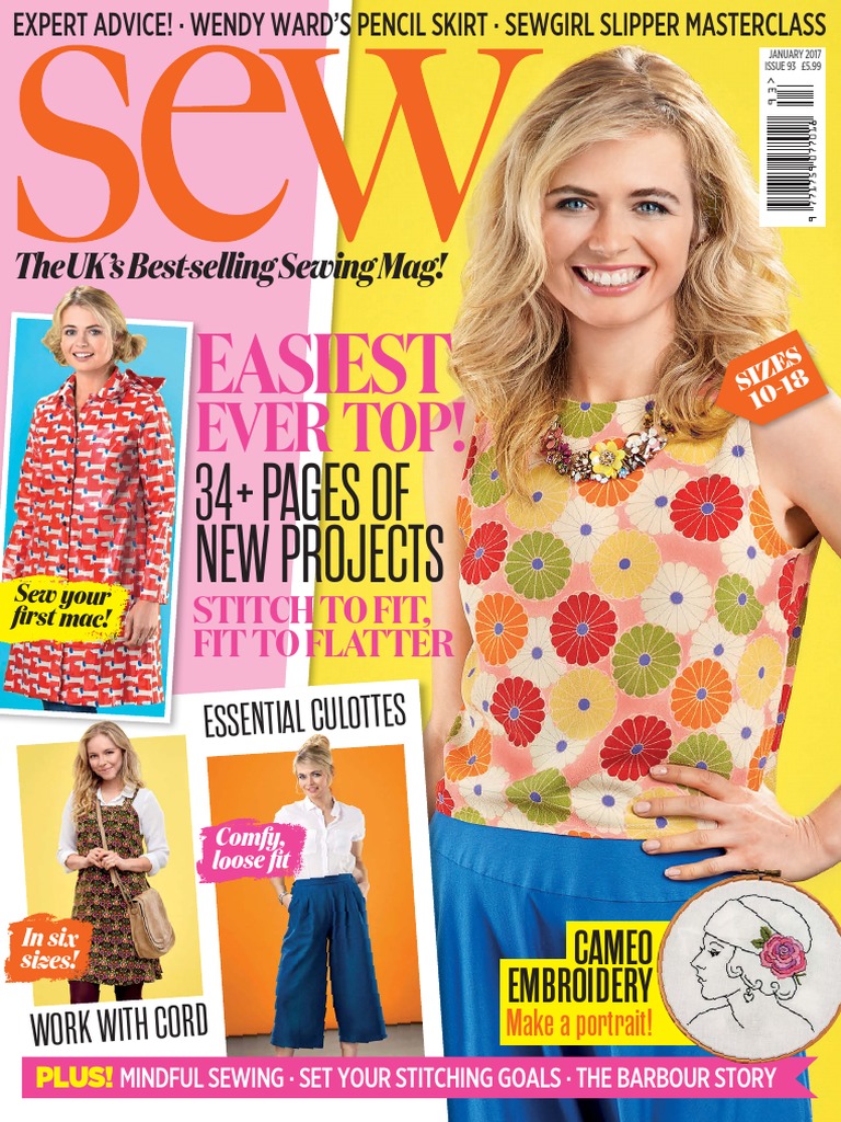 Sew Magazine - January 2017 | PDF | Patchwork | Sewing