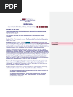 RH Law Republic Act 10354 | PDF | Reproductive Health | Family Planning