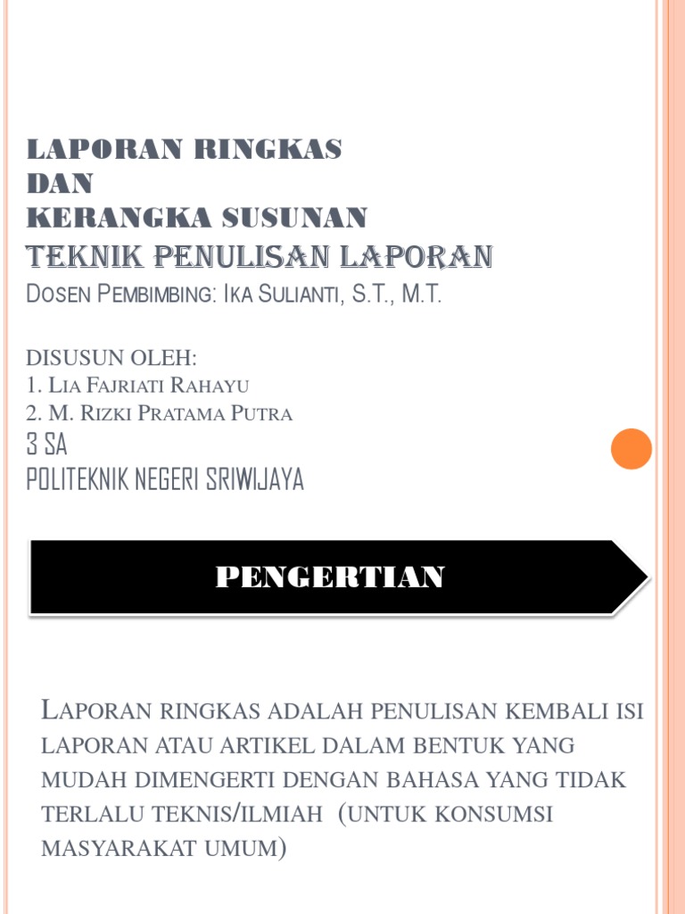 Laporan Ringkas | PDF