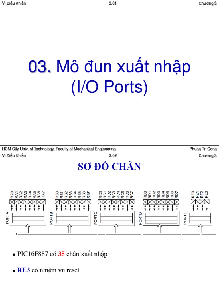 Ch.03 IO Ports | PDF