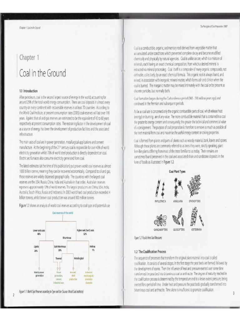 The Principles Of Coal Preparation Pdf