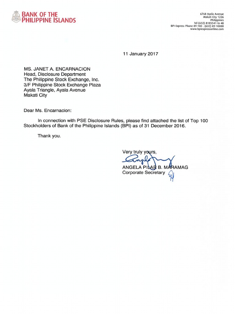 BPI Top 100 | PDF | Makati | Metro Manila