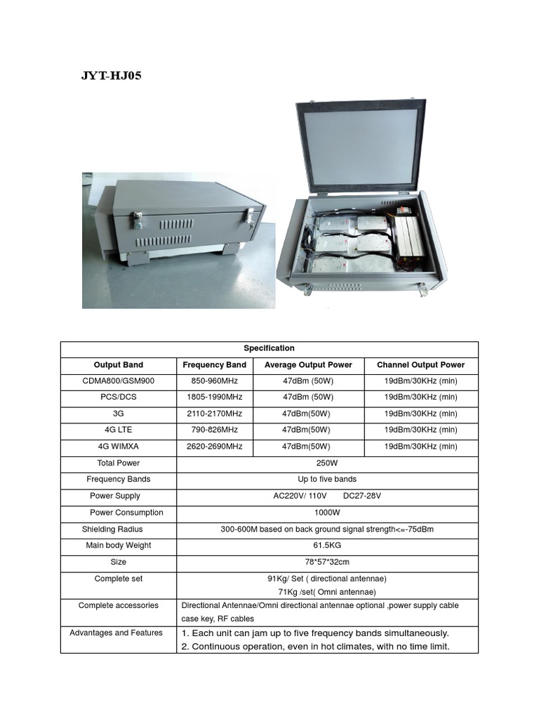 High Power Prison Jammer Large Shielding Raduis For Prison | Download ...