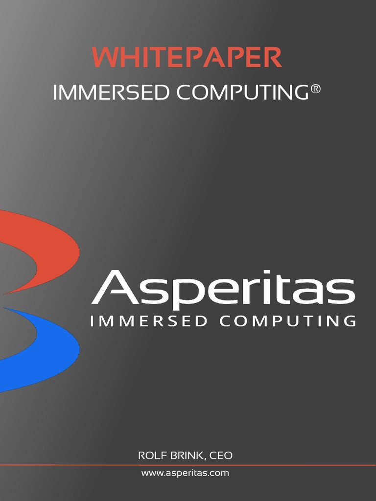 Asperitas - Immersed Computing (White Paper) | PDF | Data Center | Cloud Computing