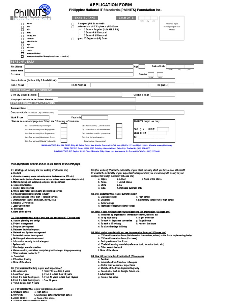 Philippine National It Standards (Philnits) Foundation Inc.: Preferred ...