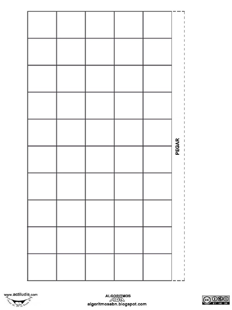 Cuadricula 25x25 PDF | PDF