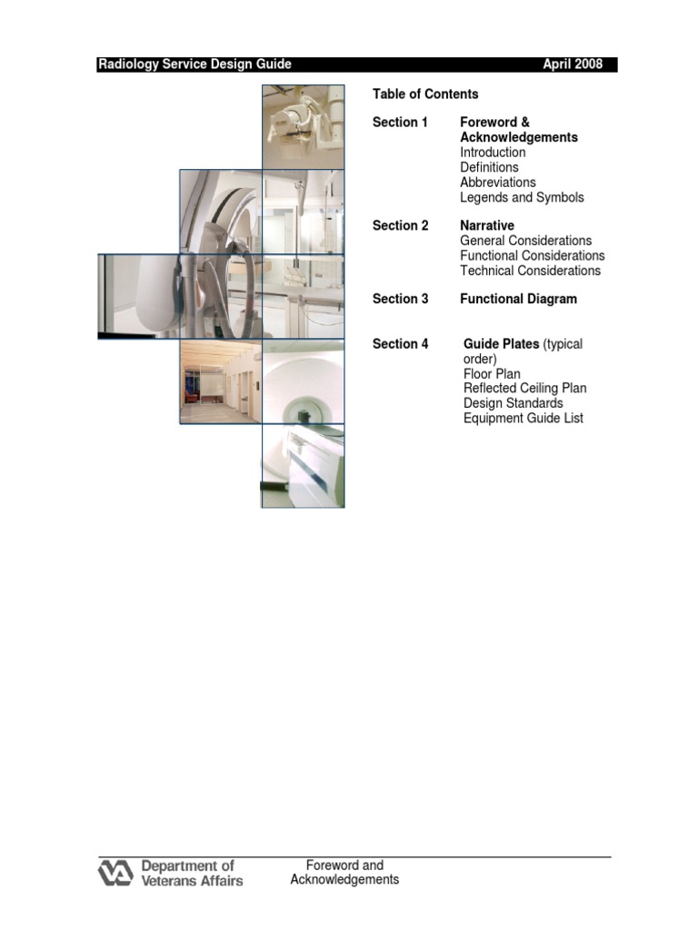 Radiology Service Design Guide | PDF | Radiography | Medical Imaging