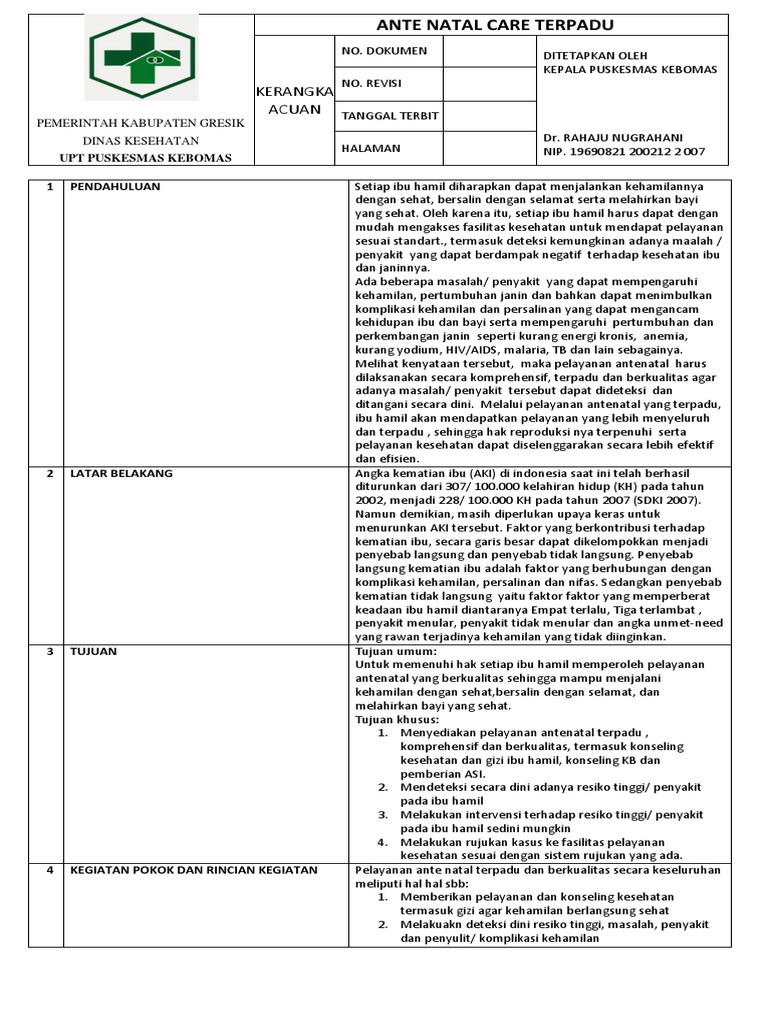 Kak Anc Terpadu | PDF
