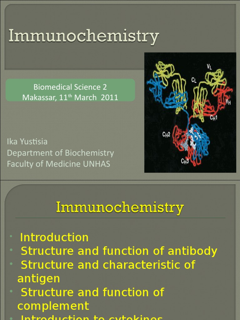 Immuno Chemistry | PDF | Antigen | Antibody
