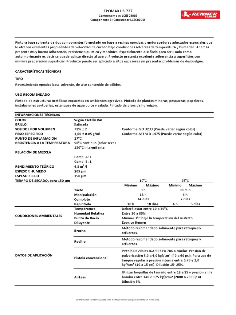 BT Epomax Hs 727 Lces0900s Lces0000s | PDF | Temperatura | Agua