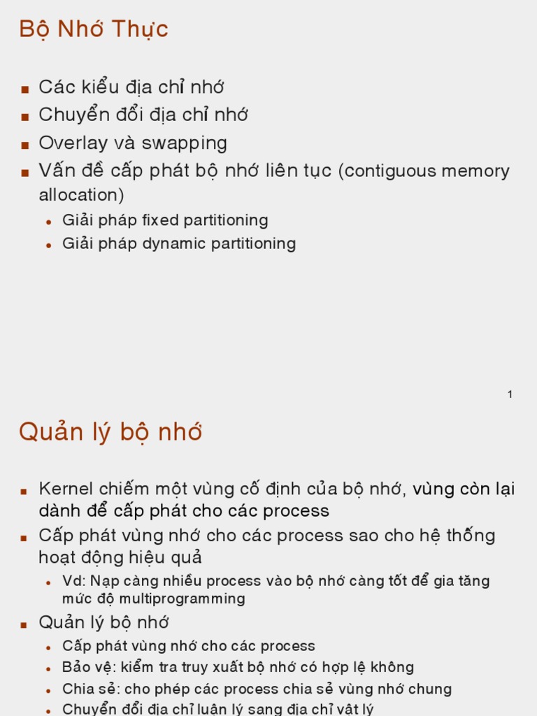 Ch6 Memory | PDF | Library (Computing) | System Software