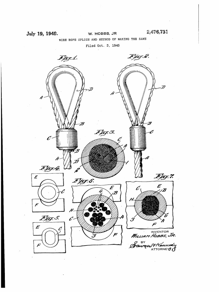 Wire Rope Splice and Method of Making The Same | PDF | Rope | Wire