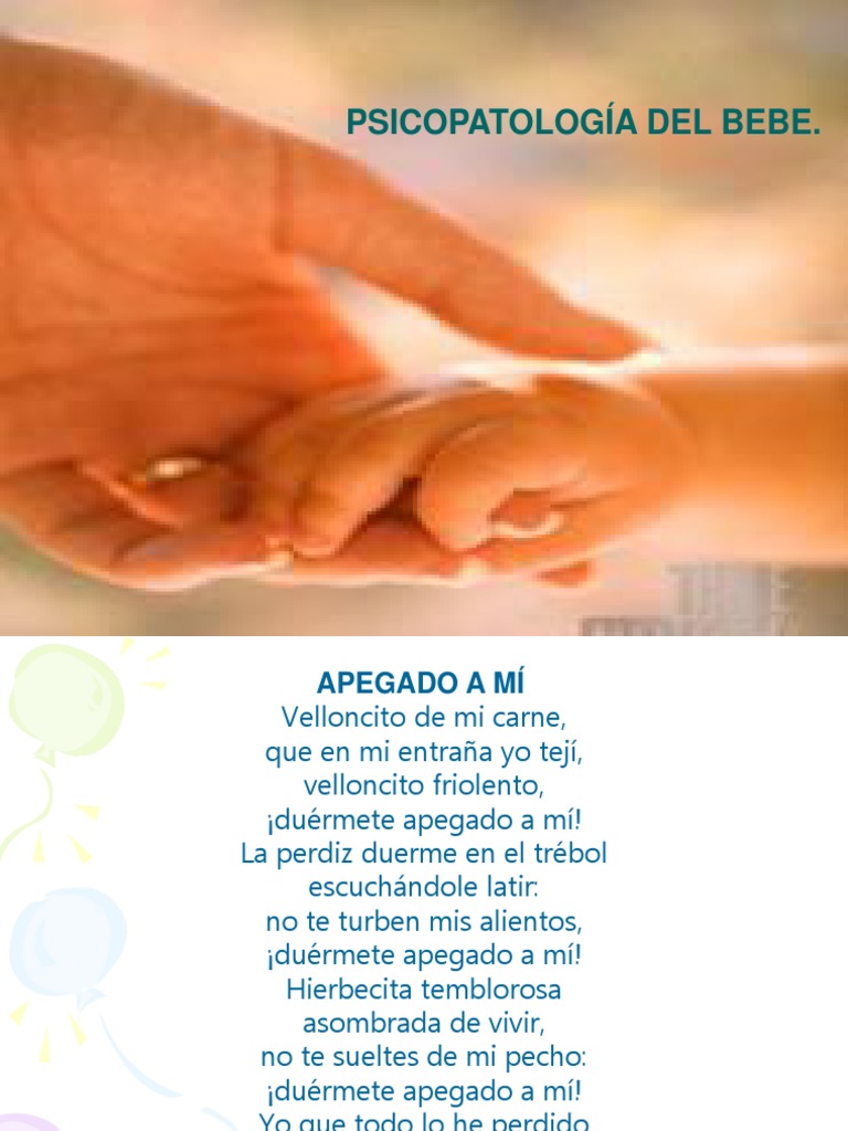 Psicopatología y apego en bebés | PDF | Teoría de apego | Mente