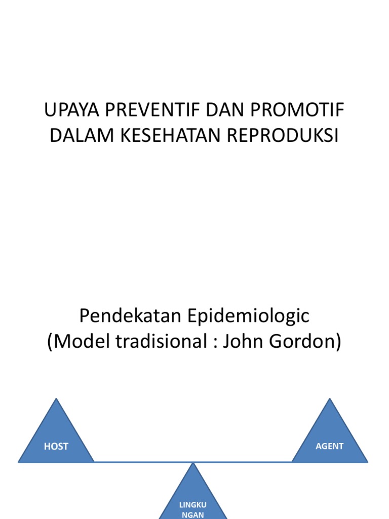 Upaya Promotif dan Preventif Kesehatan Reproduksi | PDF