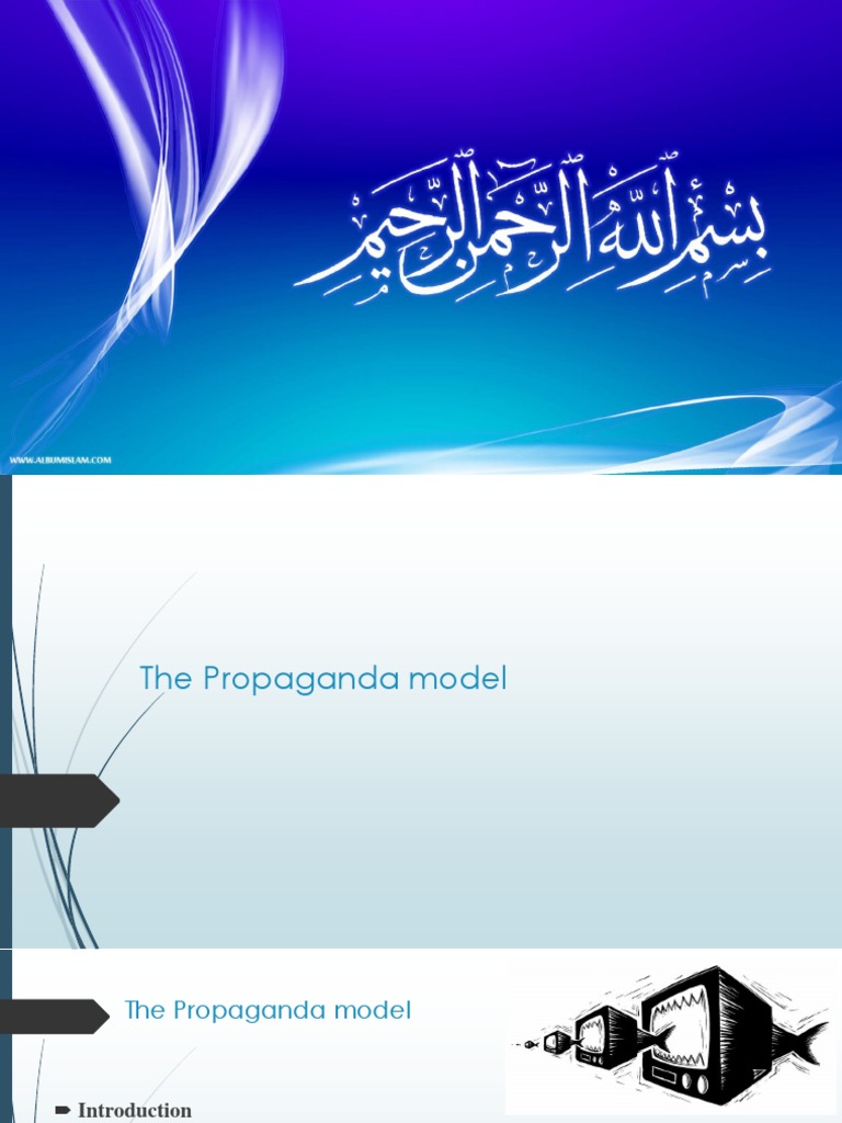 The Propaganda Model | PDF | Propaganda | News
