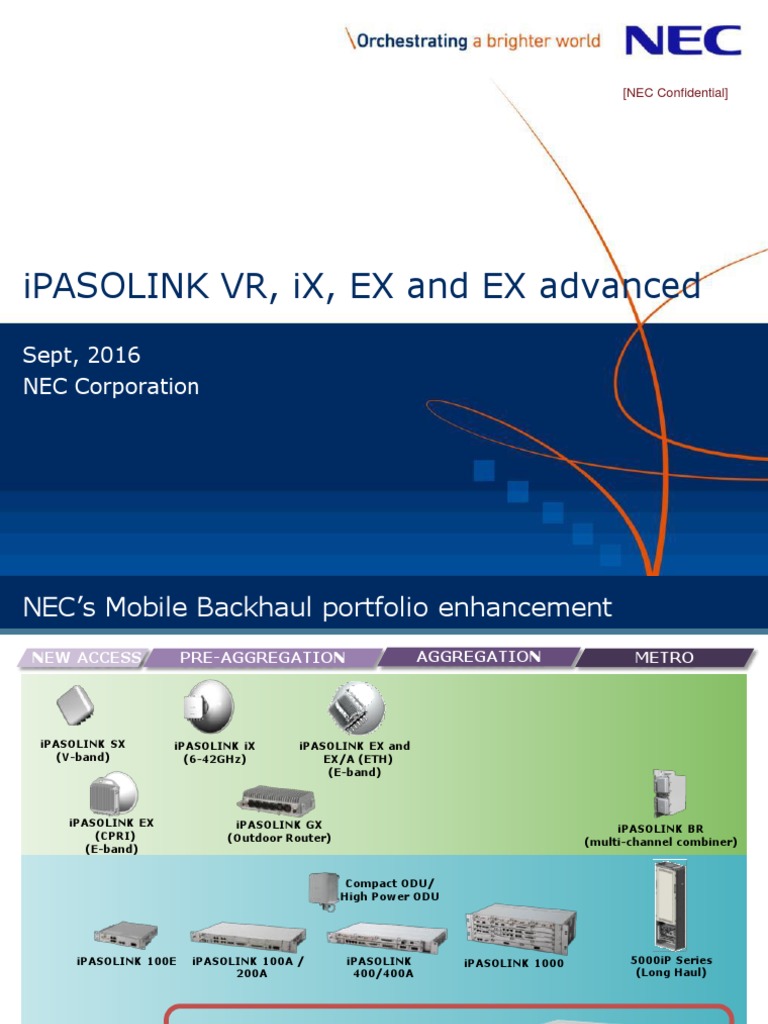 Nec Ipasolink VR Ex Exadv Short | Microwave | Radio