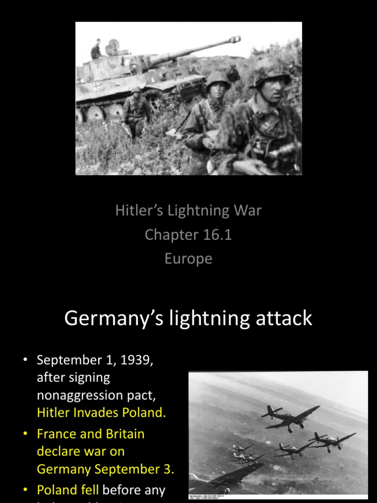 WWII: Blitzkrieg and Early Battles | PDF | Battle Of Britain | Allies ...
