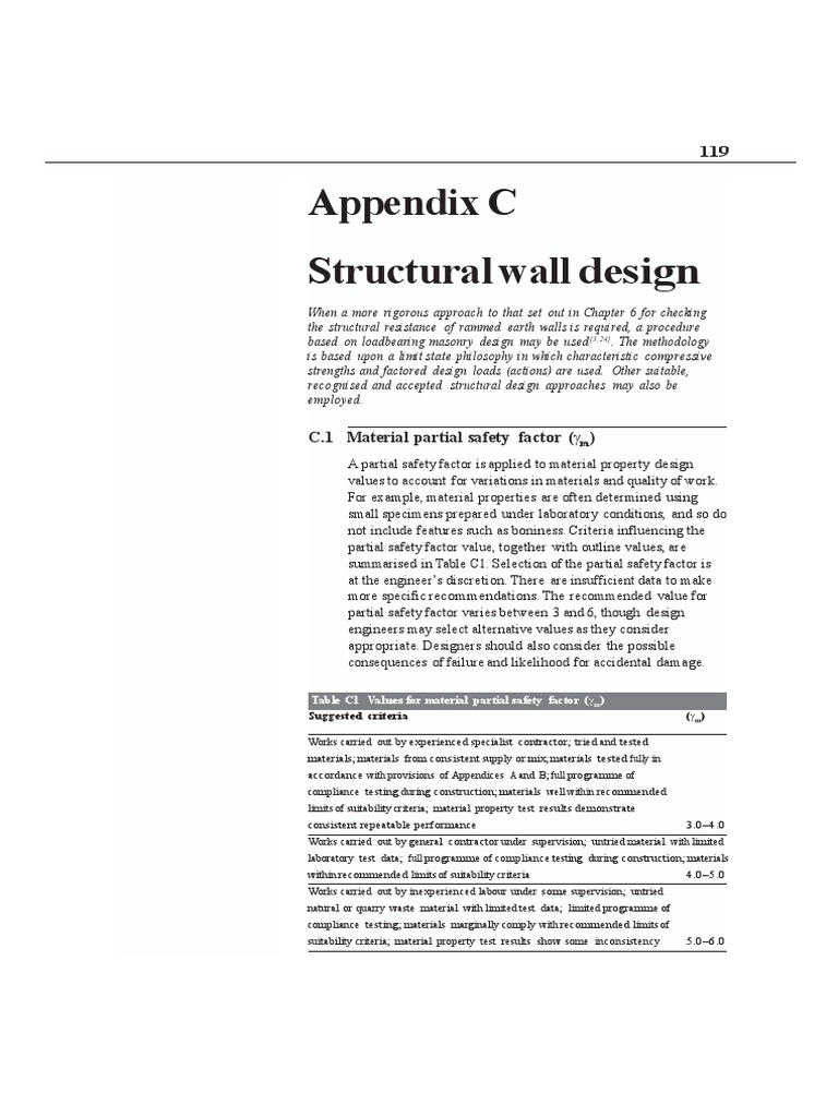 Uk Guideline Appendix C | PDF | Bending | Strength Of Materials