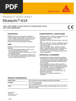 Sikalastic®-726 Balcony One Shot: Product Data Sheet | PDF | Humidity ...