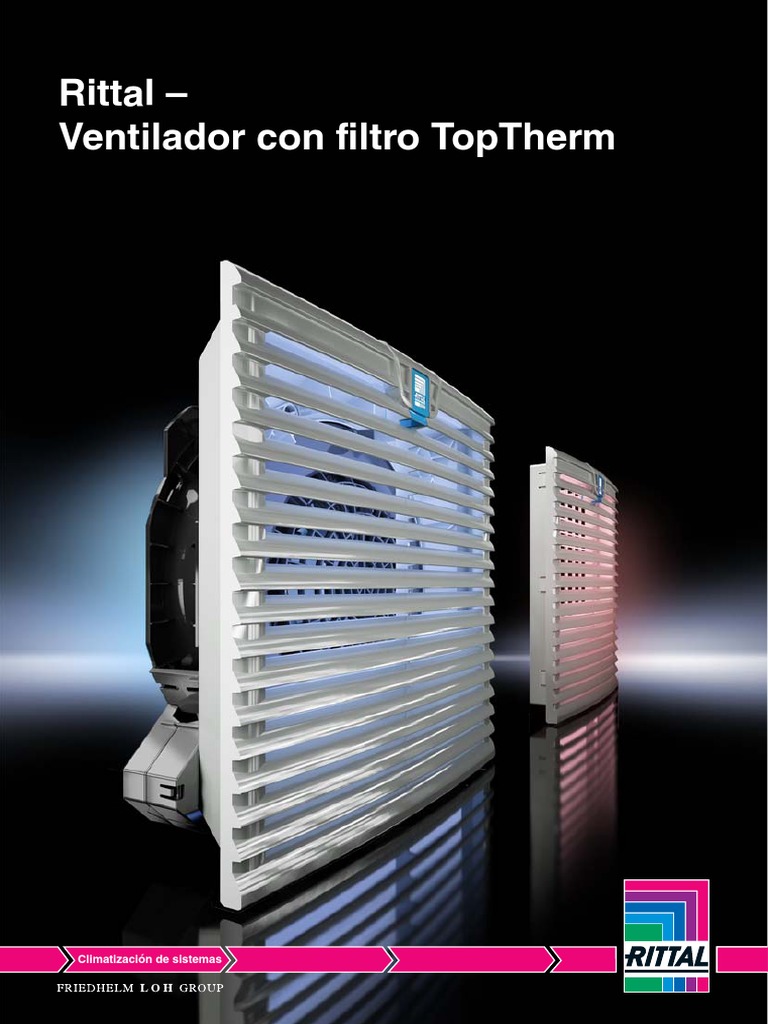 Ventiladores Rittal -TopTherm_Filt | Decibel | Electricidad