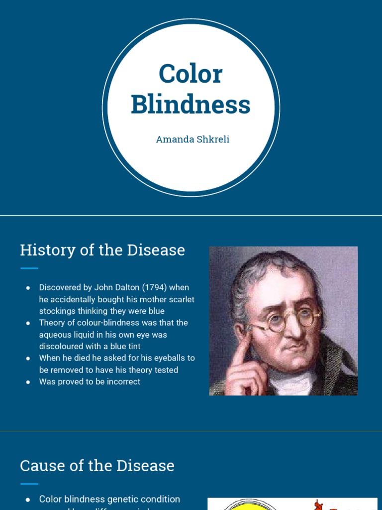 History and Causes of Color Blindness | PDF | Light | Vision