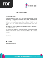 Formato Comunicado Interno | PDF